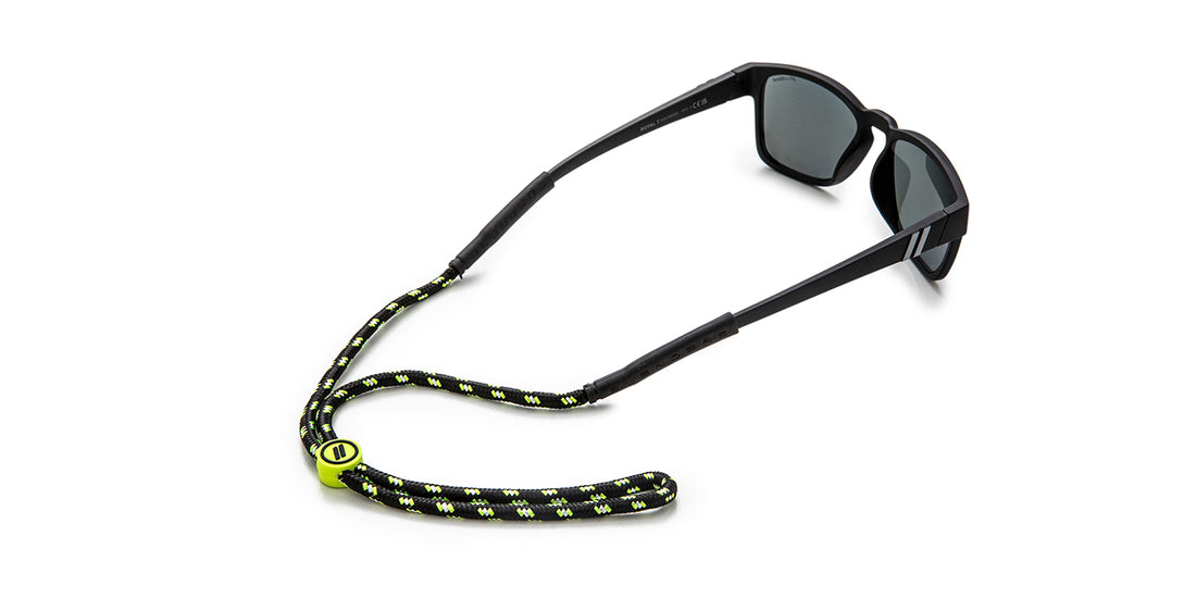 Citrus Cord - Black and Yellow Nylon Lifestyle Sunglass Cord