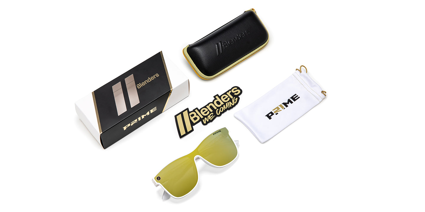 Millenia DX Prime 21 White – Iconic Polarized Sunglasses – Blenders Eyewear