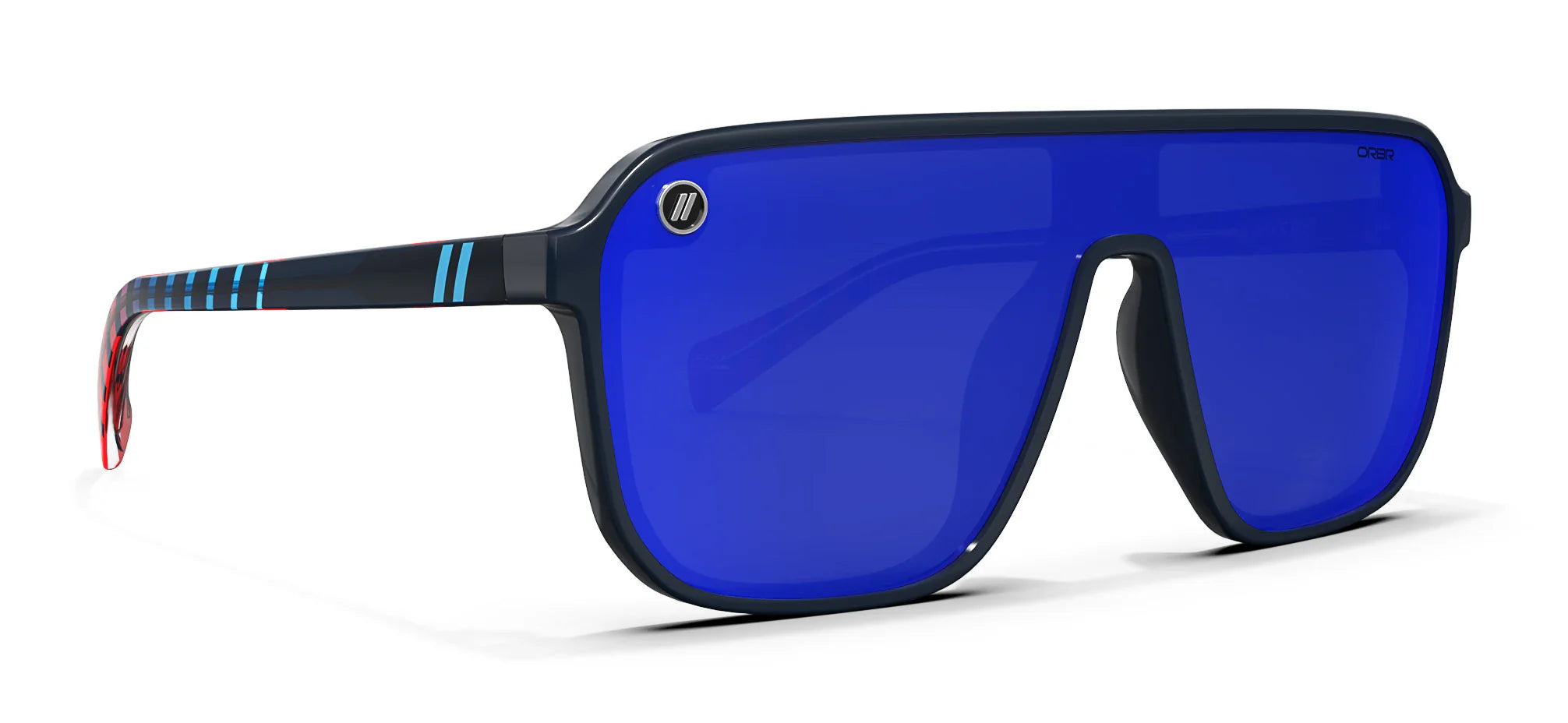 ORBR II Special Edition Redbull Sunglasses - Navy Blue Aviator Frame ...
