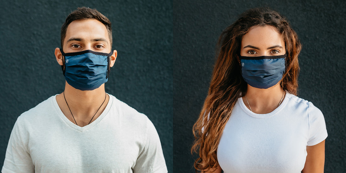 Solid Mask (3 Pack) - Neutral Color Adjustable Anti- Microbial Face ...