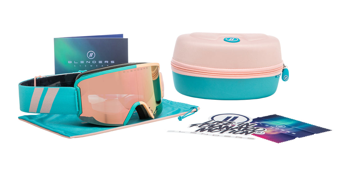 Aspen Mist Snow Goggles - Pink Ski & Snowboard Goggles | Blenders Eyewear