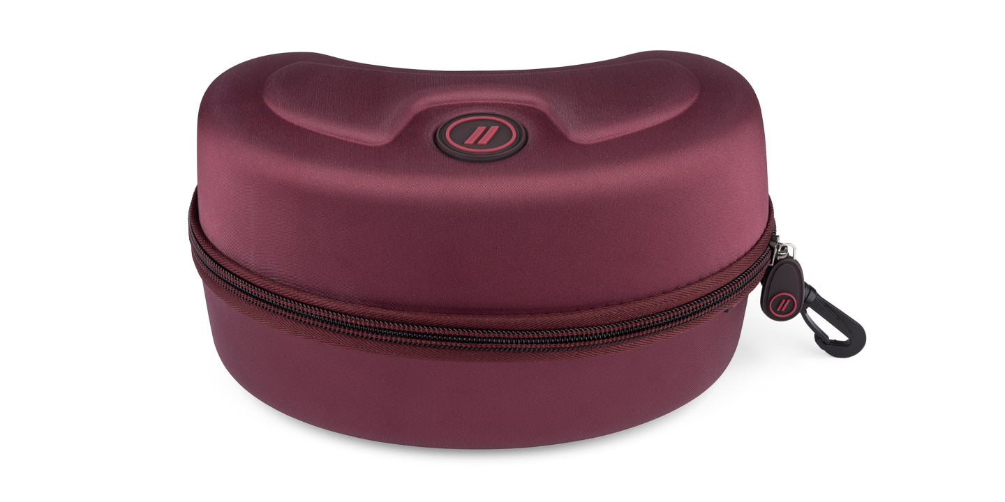 Red Mamba Lunar Snow Goggles - Cabernet Frame with Burgundy & Red Lens ...