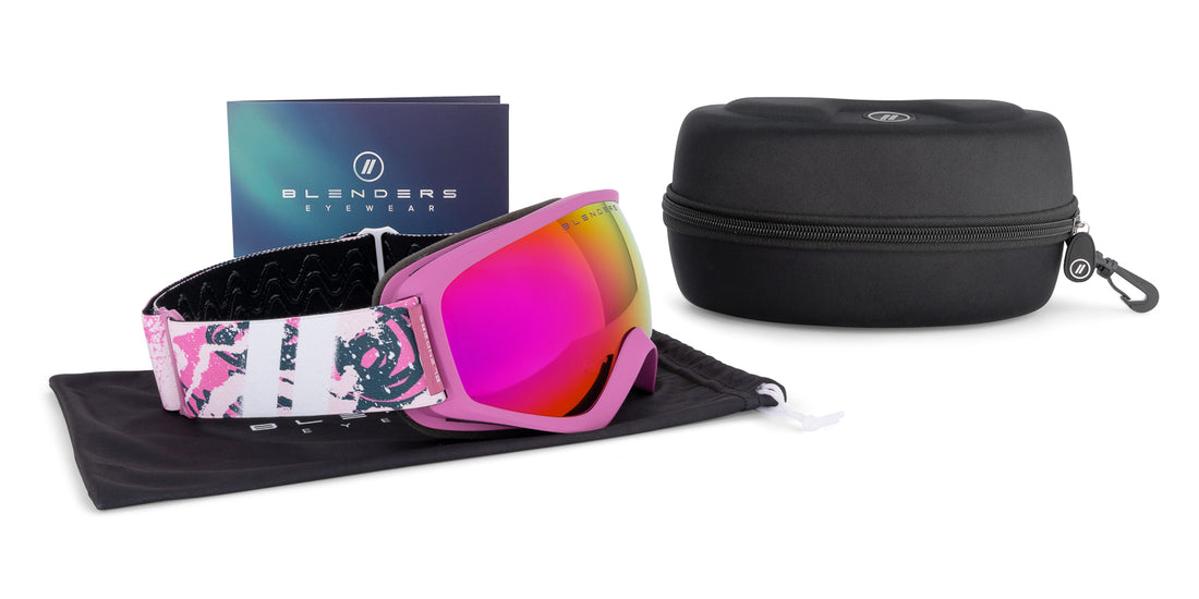 Little Pearl Youth Snow Goggles - Pink Ski & Snowboard Goggles with ...