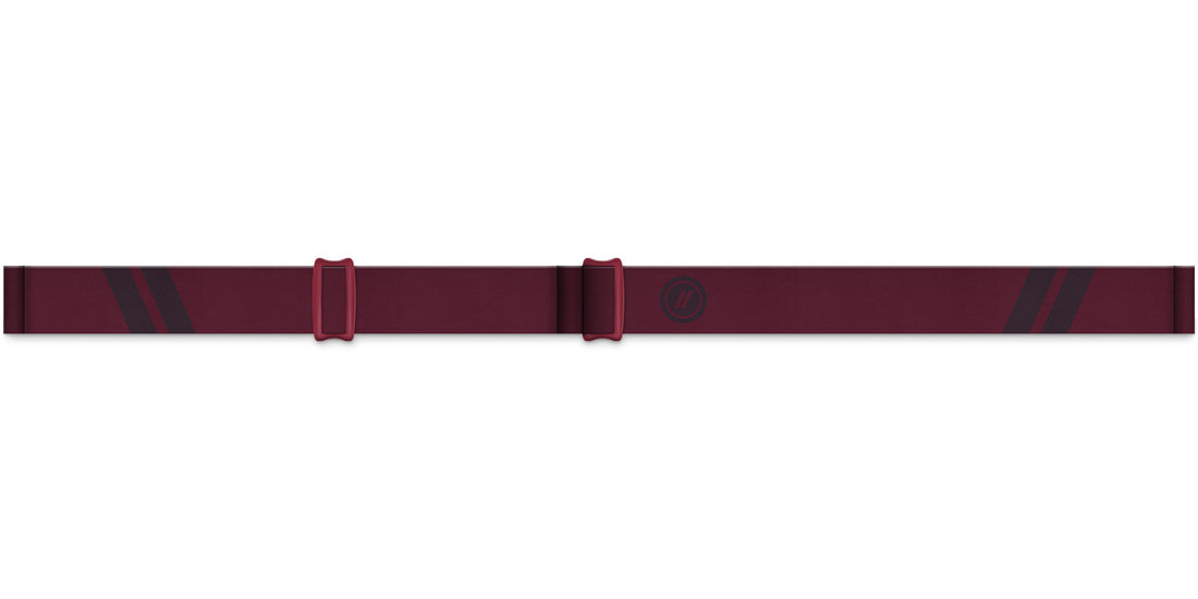 Red Mamba Lunar Snow Goggles - Cabernet Frame with Burgundy & Red Lens ...