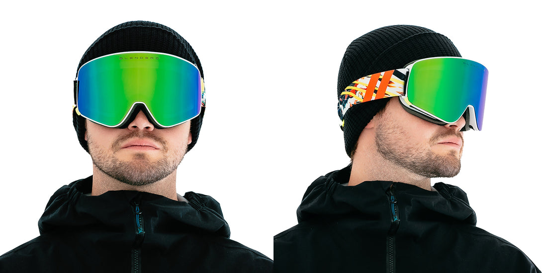 Light Show Snow Goggles - Bright Green Snowboard & Ski Goggles